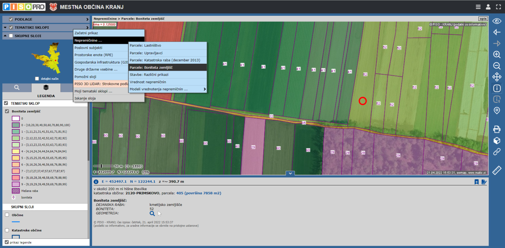 PISO PRO - PISO - Prostorski informacijski sistem občin